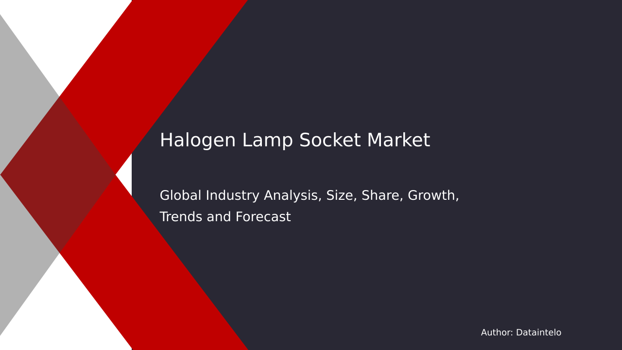 Halogen Lamp Socket Market Report Global Forecast From 2025 To 2033 0625